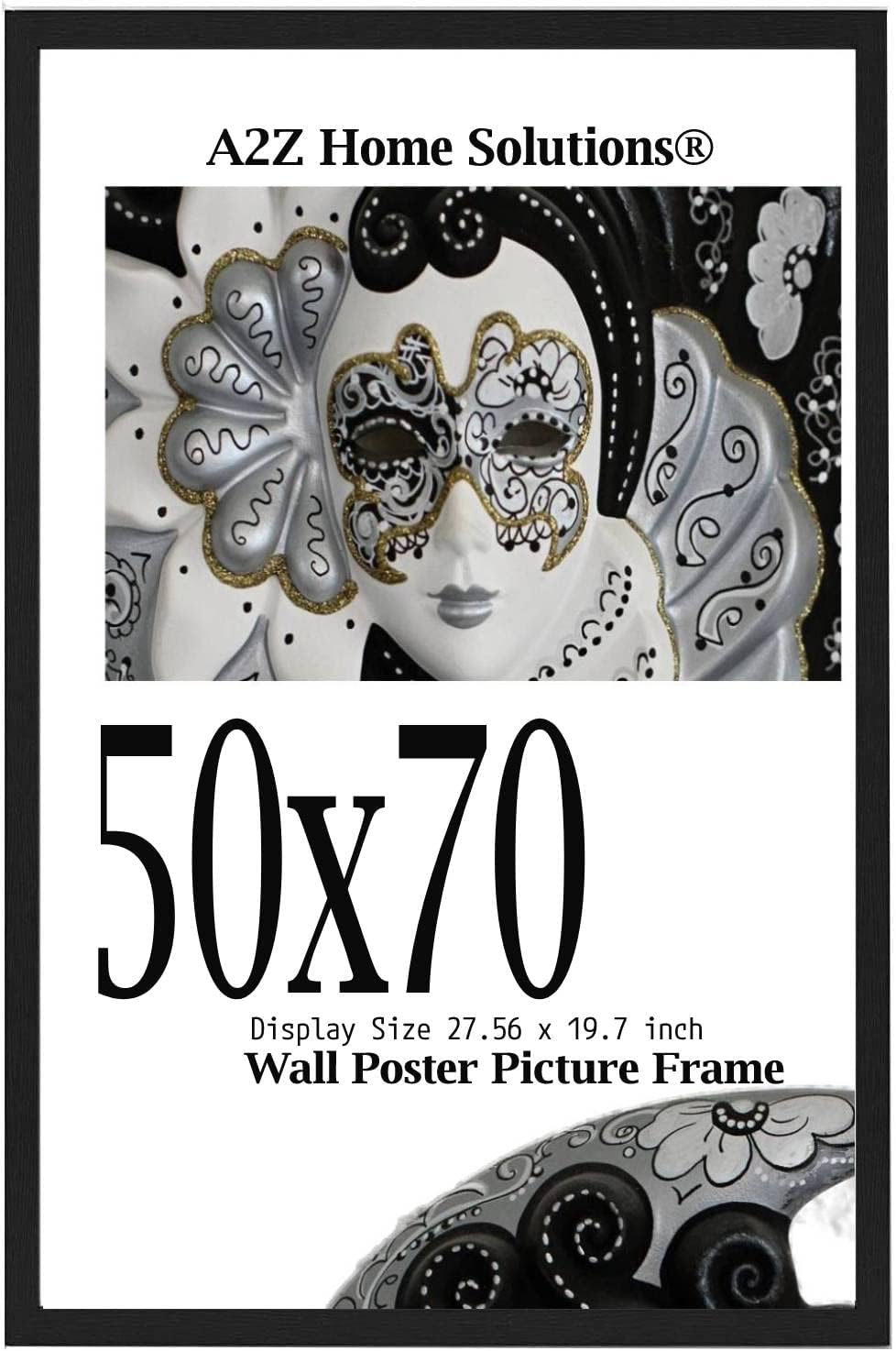 Fabian Clarke London® Large Black Picture Frame 50x70 Photo Frame ...