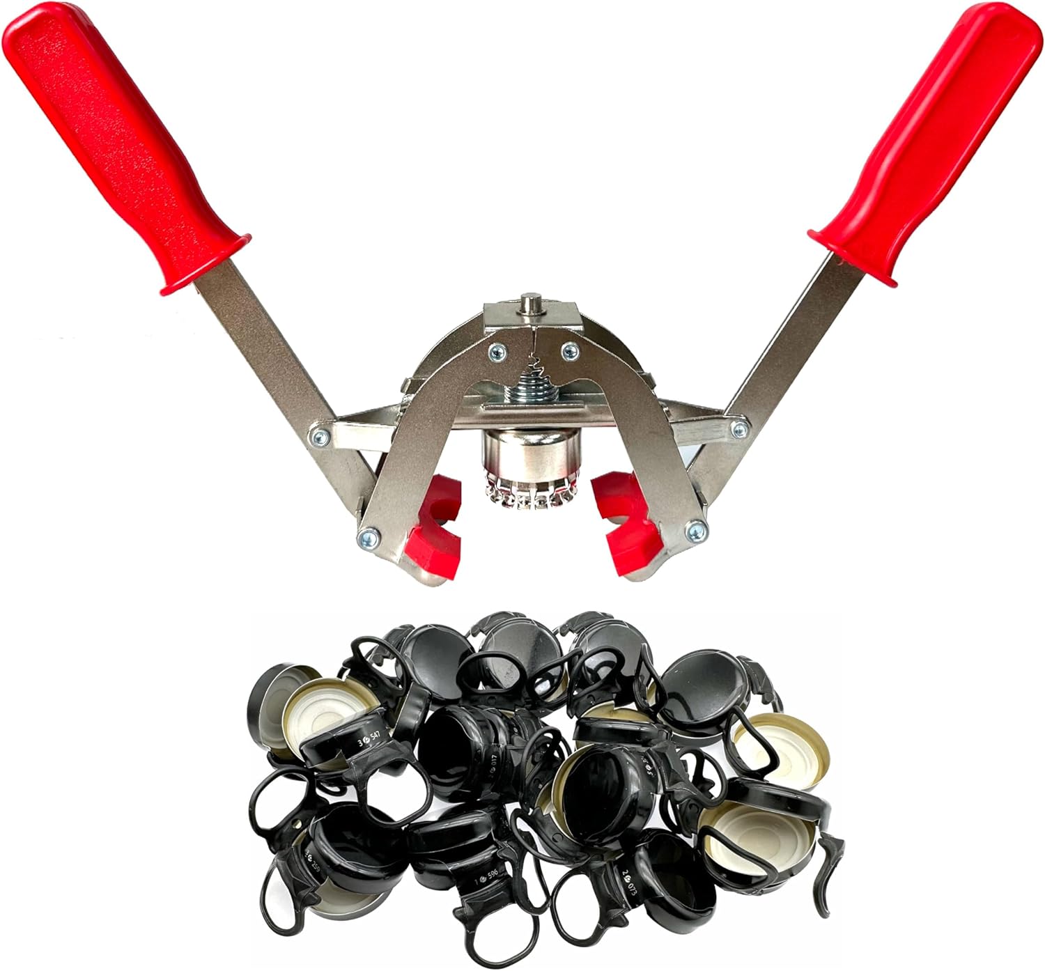 Amazon.com: WENNING Manual Beer Bottle Capper Tool with 150 count Beer ...