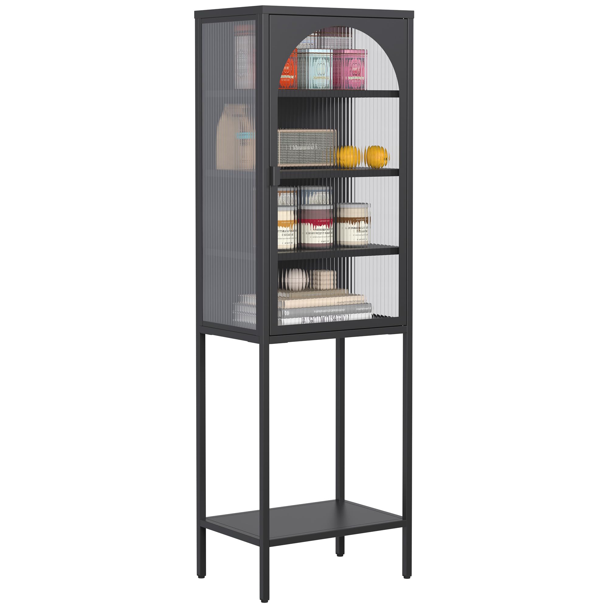 Snapklik.com : IKIMI Tall Narrow Display Cabinet