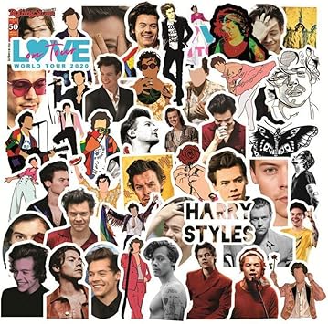 Lanseede 50Pcs Singer Harry Styles Stickers，Stickers Pack, Style Kids ...