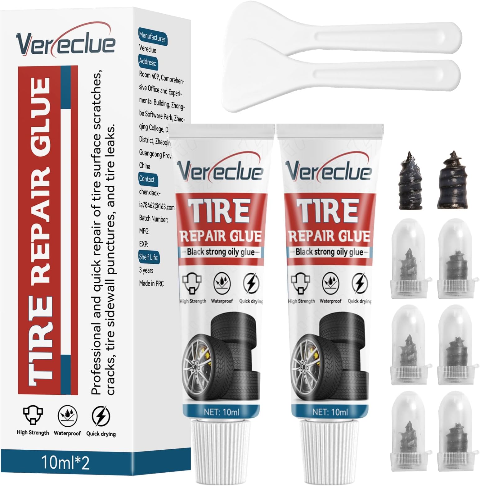 Amazon.com: GlueTread Full-Size 4x4 Sidewall Tire Repair Kit | Sidewall ...