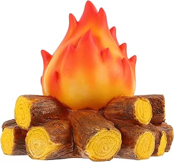 Amazon.com: PRETYZOOM 1pc Fake Campfire, Artificial Battery Campfire ...