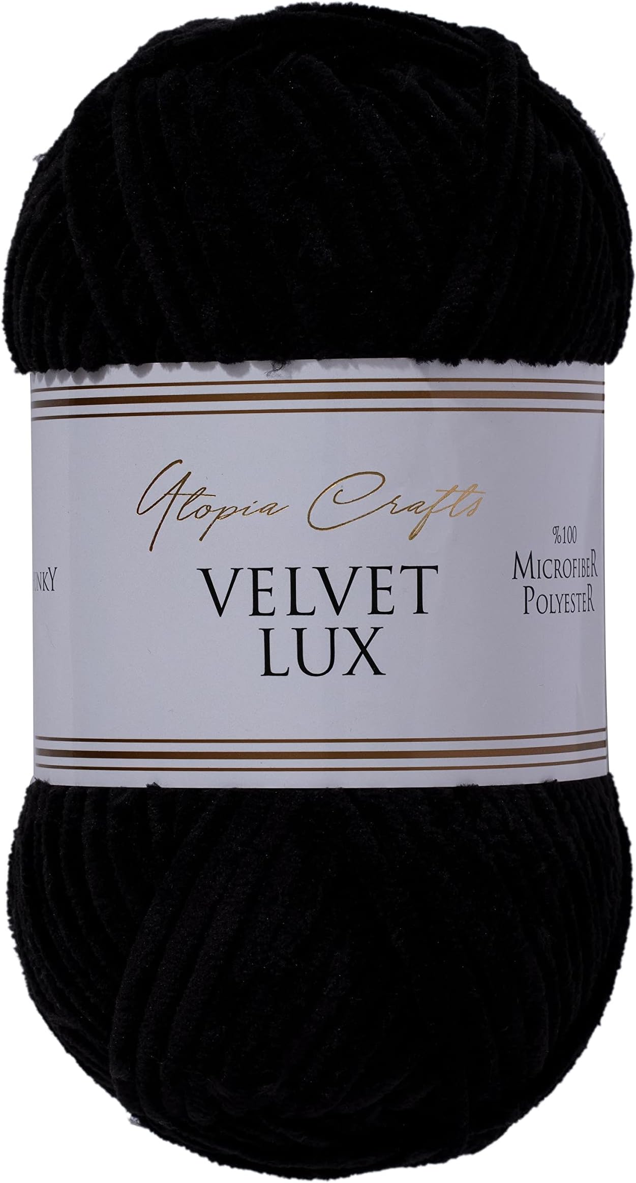 Utopia Crafts Velvet Lux Chenille Super Soft Chunky Yarn for Knitting and Crochet, 100g - 110m ...
