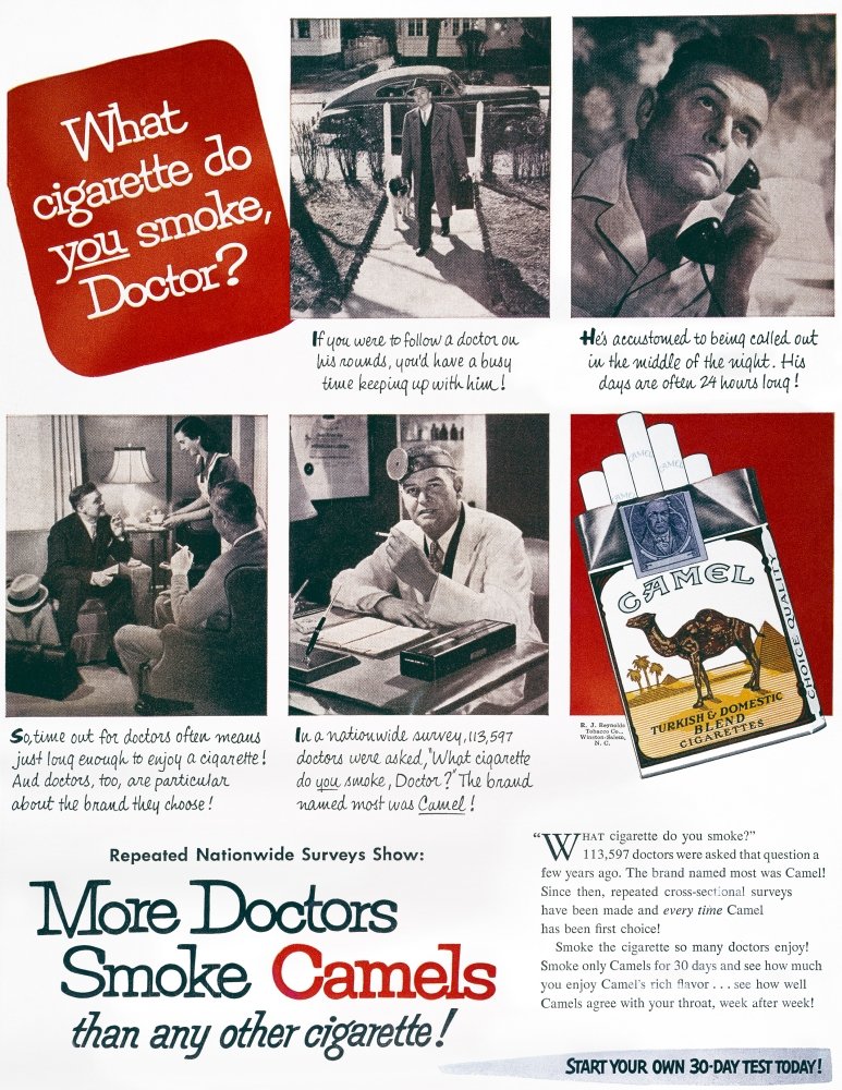 Vintage Cigarette Ads Doctors Recommend 1953 Old Gold Cigarettes