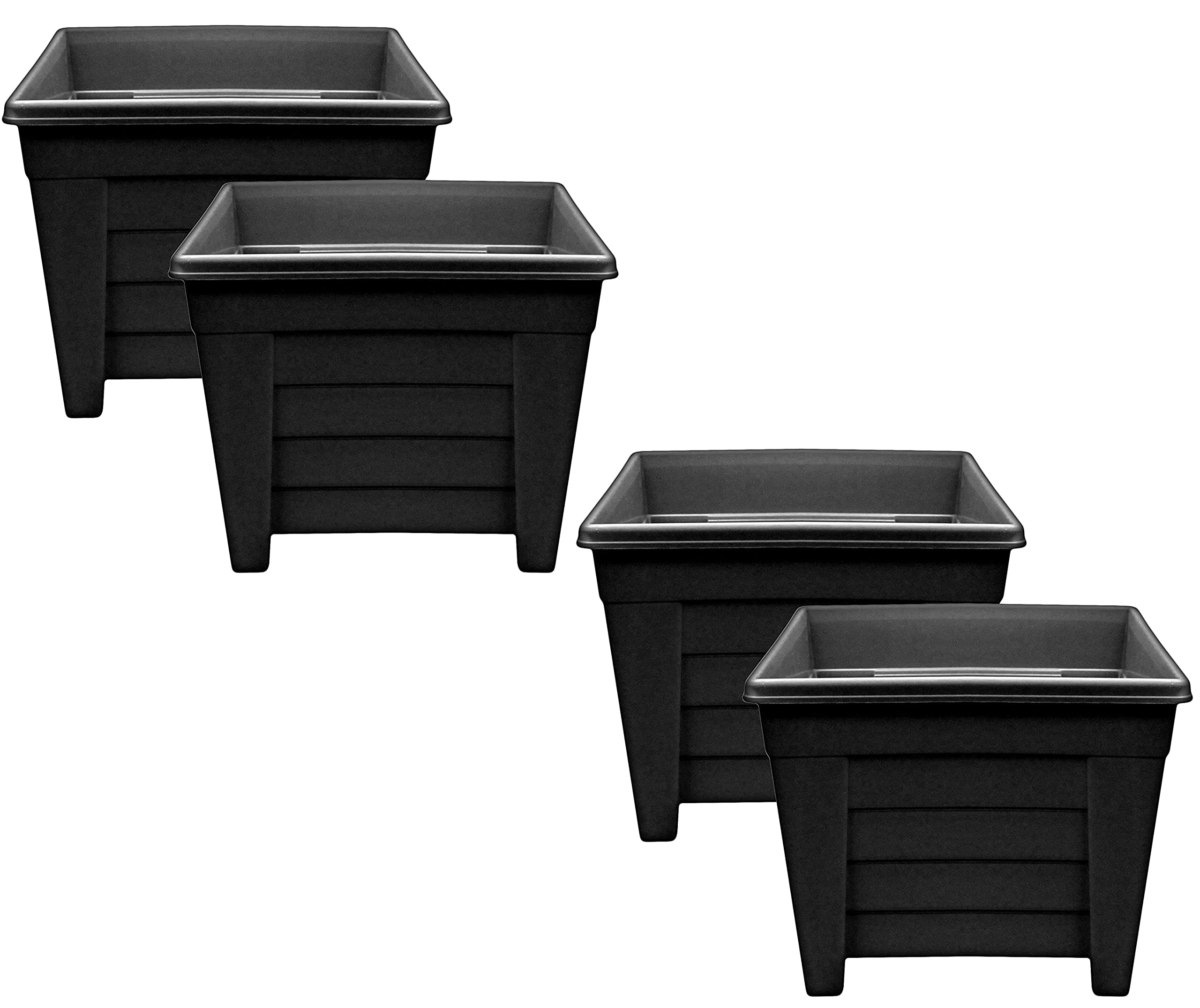 Optimal Products Long Trough/Oval/Square Plant Pot Plastic Planter ...