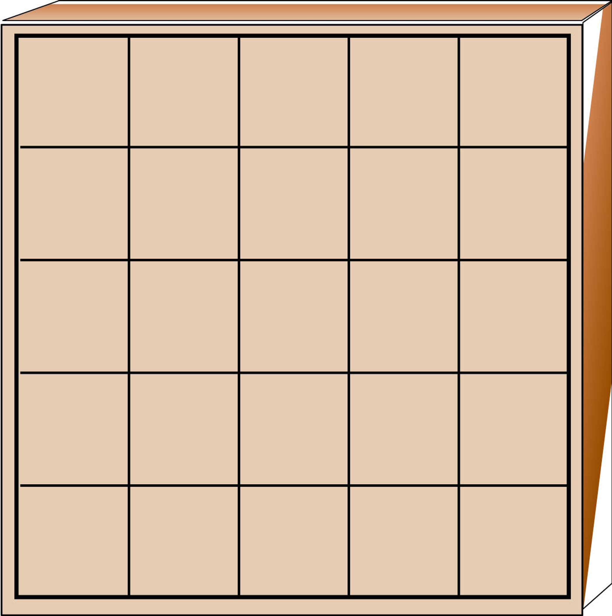 Amazon.com : Five-Day Grid Jumbo Stamp - 2.5" x 2.5", 1 Wooden/Rubber ...