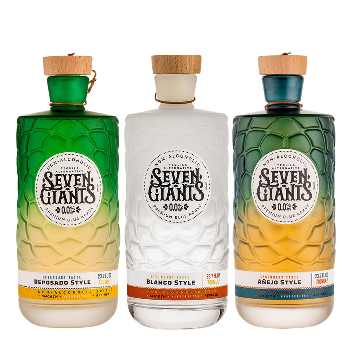 Amazon.com : Seven Giants Reposado Style, Blanco Style and Añejo Style ...