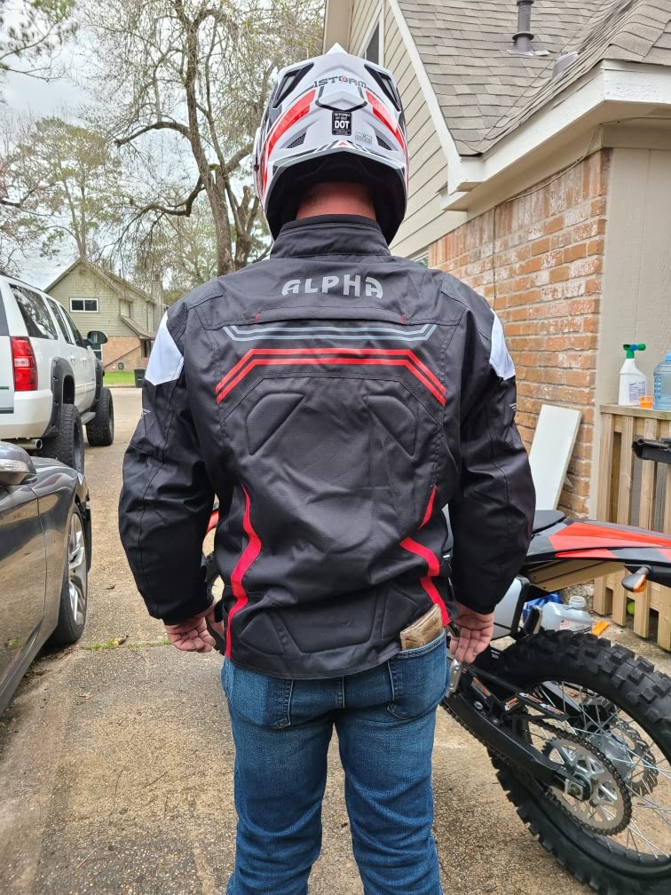 $8/mo - Finance Motorcycle Jacket For Men Waterproof CE Armor ...