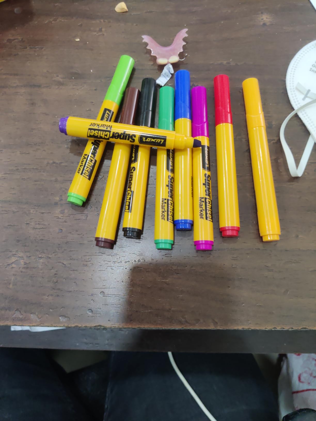 Luxor 999 N Super Chisel Marker - Box of 10, Broad & Precise Marking ...