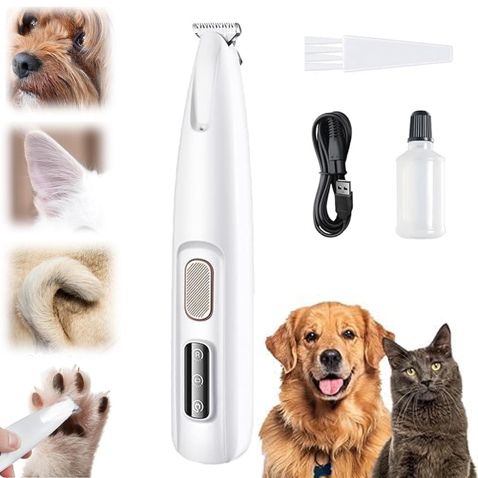 Saffory Dog Trimmer,Saffory Paw Trimmer,Saffory Electric Dog Trimmer for Paws,Pet Paws Trimmer ...