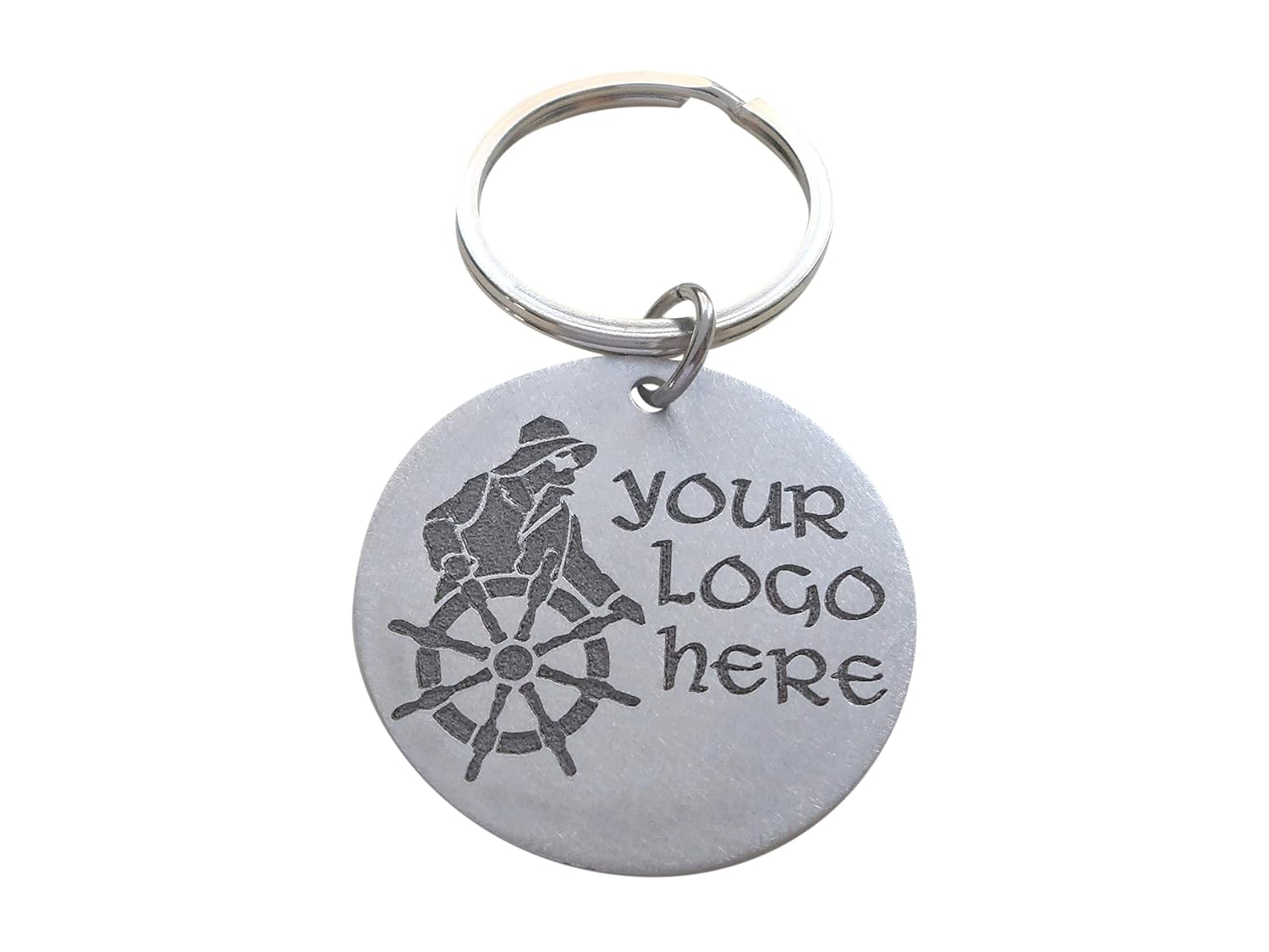 Amazon.com: Custom Engraved Logo Keychain : Handmade Products