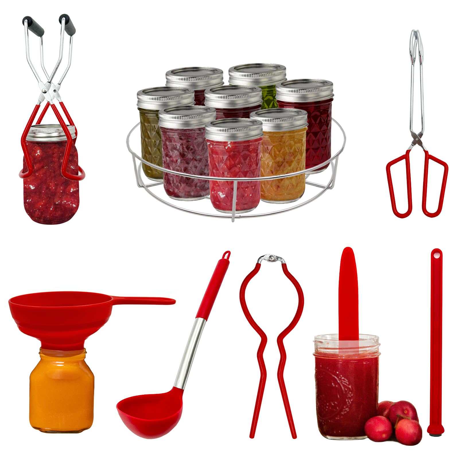 Amazon.com: REPALY 8 Pieces Canning Supplies Starter Kit, Canning Tools ...