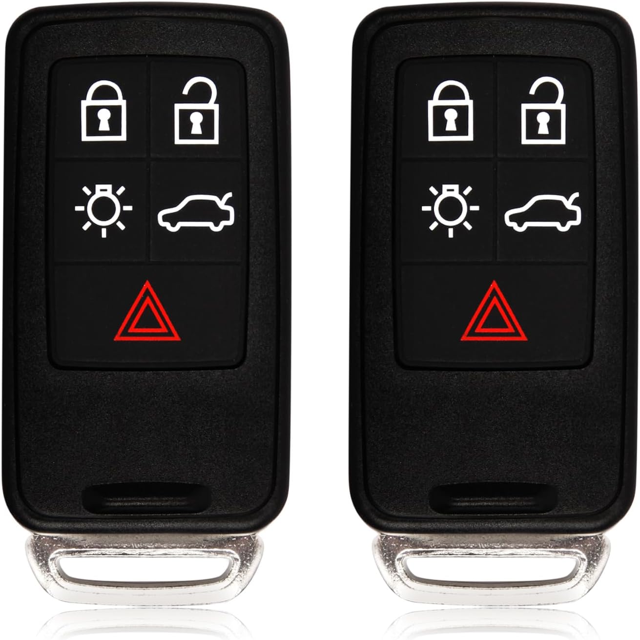 Amazon.com: X AUTOHAUX 2pcs Car Keyless Entry Remote Key Fob Shell Case ...