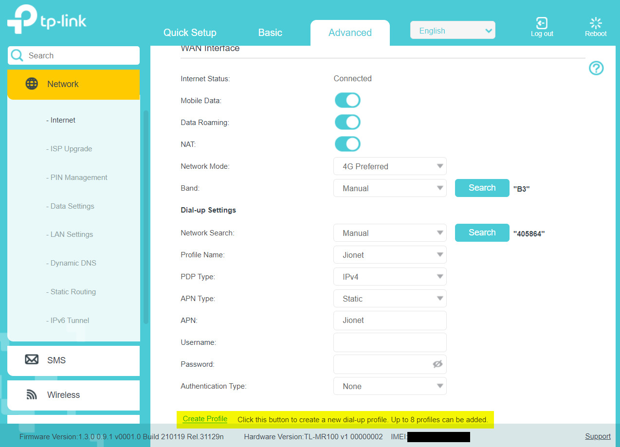 TP-Link N300 300 Mbps 2.4GHz 4G LTE Telephony Wireless WiFi Wi-Fi ...
