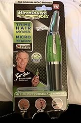 Amazon.com: Micro Touch MAX Hair Trimmer, Green : Beauty & Personal Care