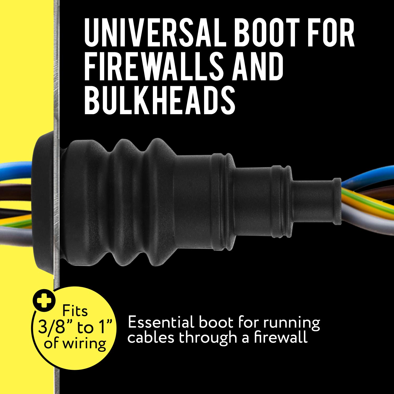 Snapklik.com : Mission Automotive Universal Firewall Boot Pack Of 2 ...