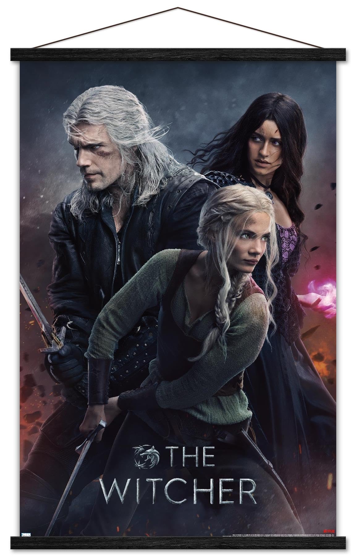Amazon.com: Trends International Netflix The Witcher: Season 3 - Trio ...