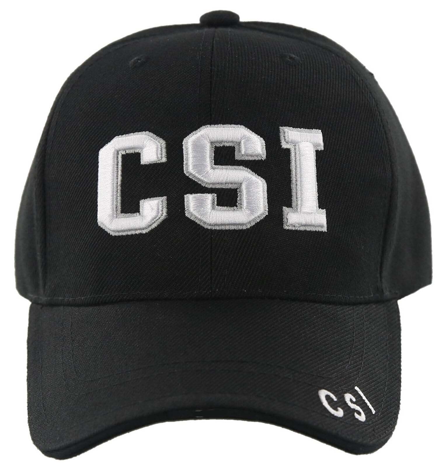 CSI Embroidered Adjustable HAT Black Ball Cap at Amazon Women’s ...