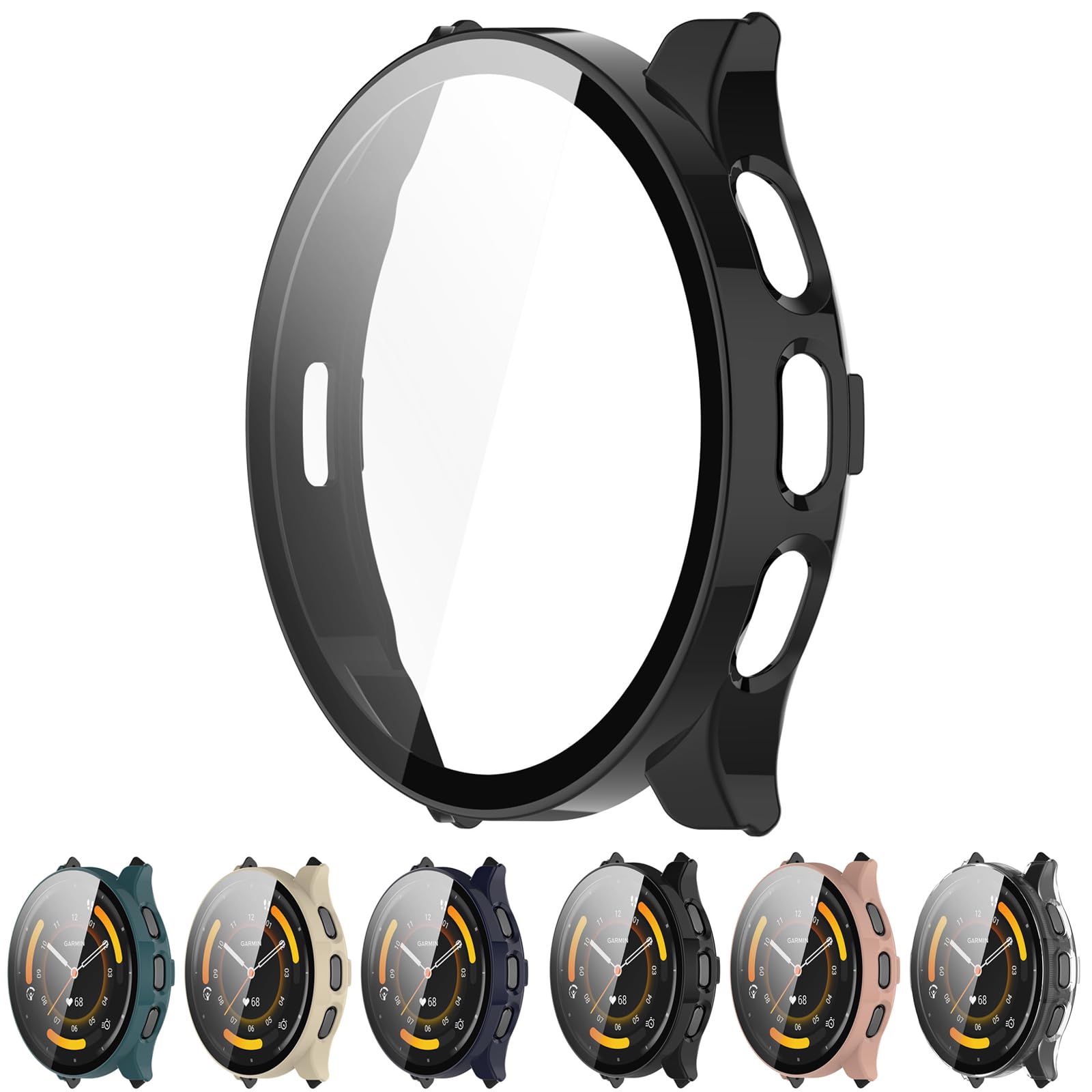 Amazon.com: MOTONG PC Full Coverage Protective Watch Case Cover ...