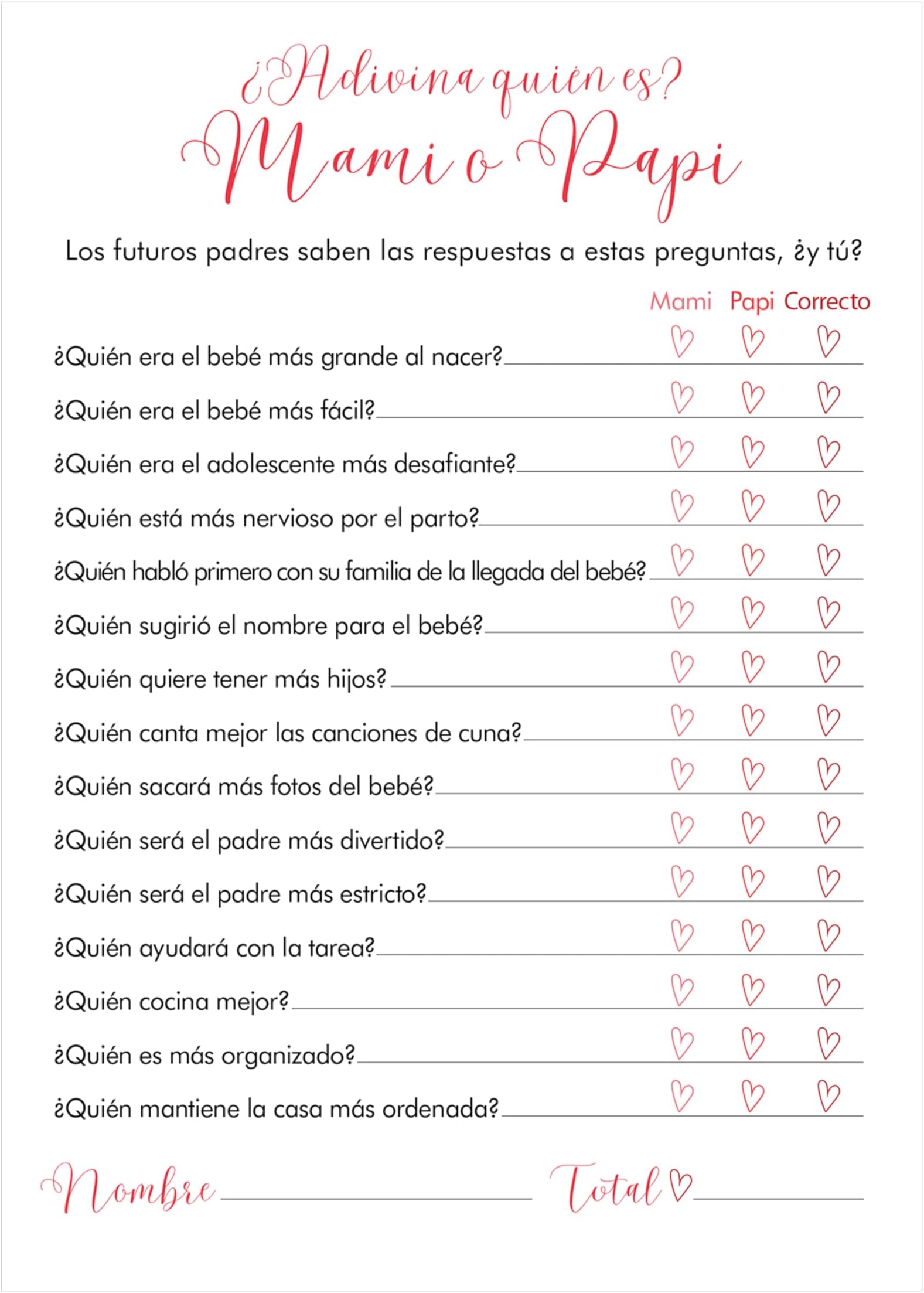 Amazon.com: Hadley Designs 20 Greenery Juegos para Baby Shower En ...