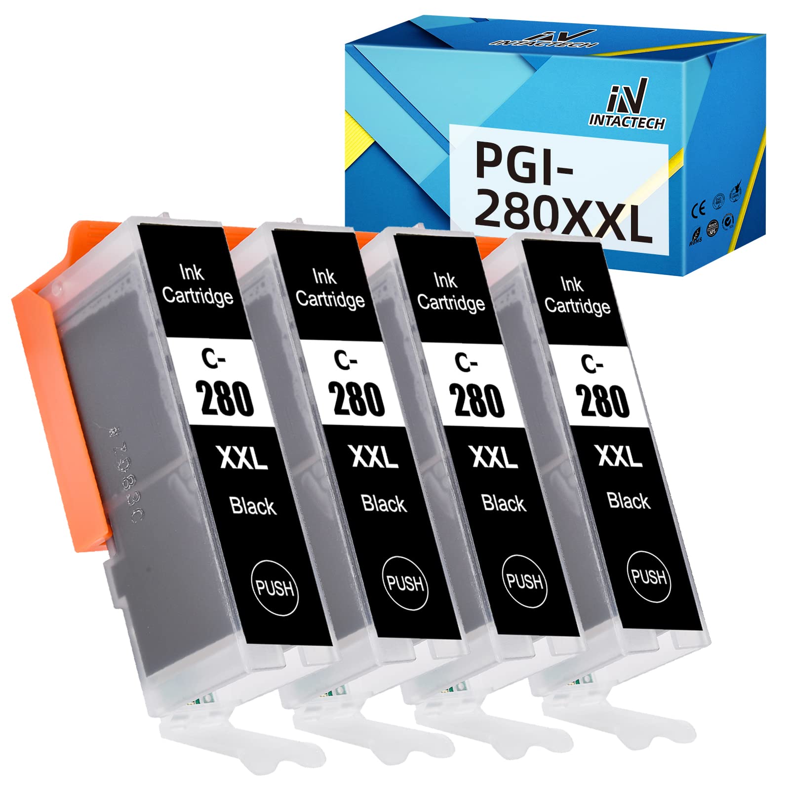 PGI-280 XXL Black Ink Cartridges Compatible with Canon PGI 280XXL BK ...