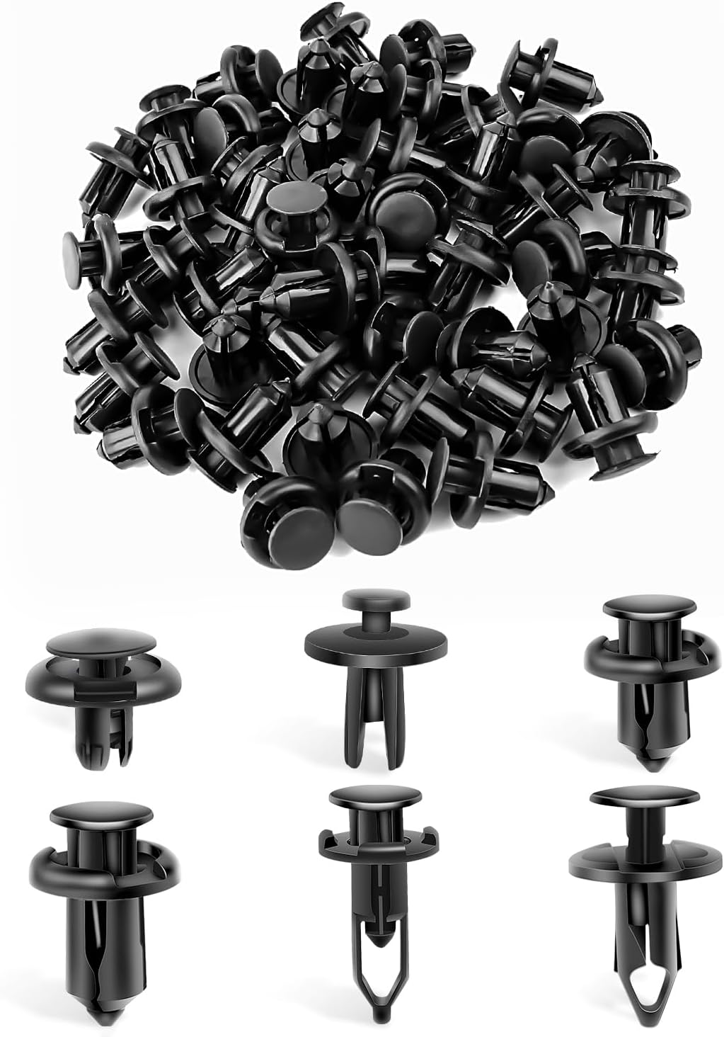 Amazon.com: GOOACC 120PCS Car Retainer 6.3mm 8mm 9mm 10mm Expansion ...