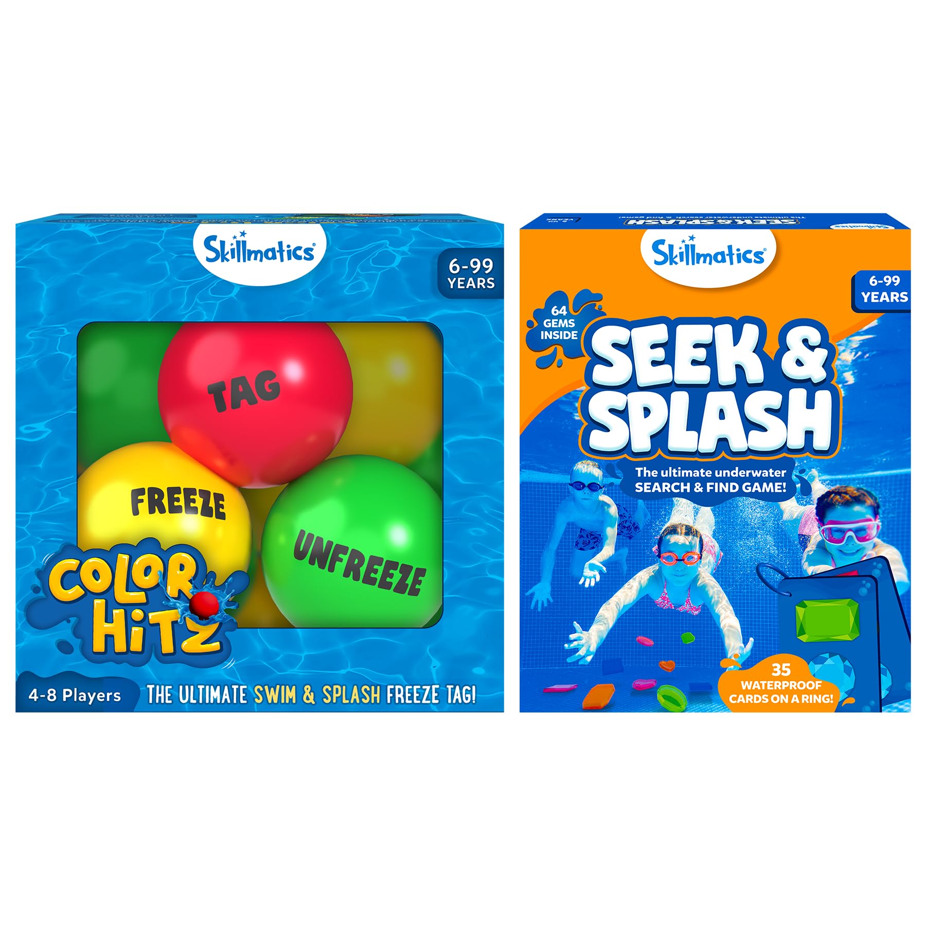 Amazon.com: Skillmatics Color Hitz & Seek & Splash Bundle, Perfect for ...