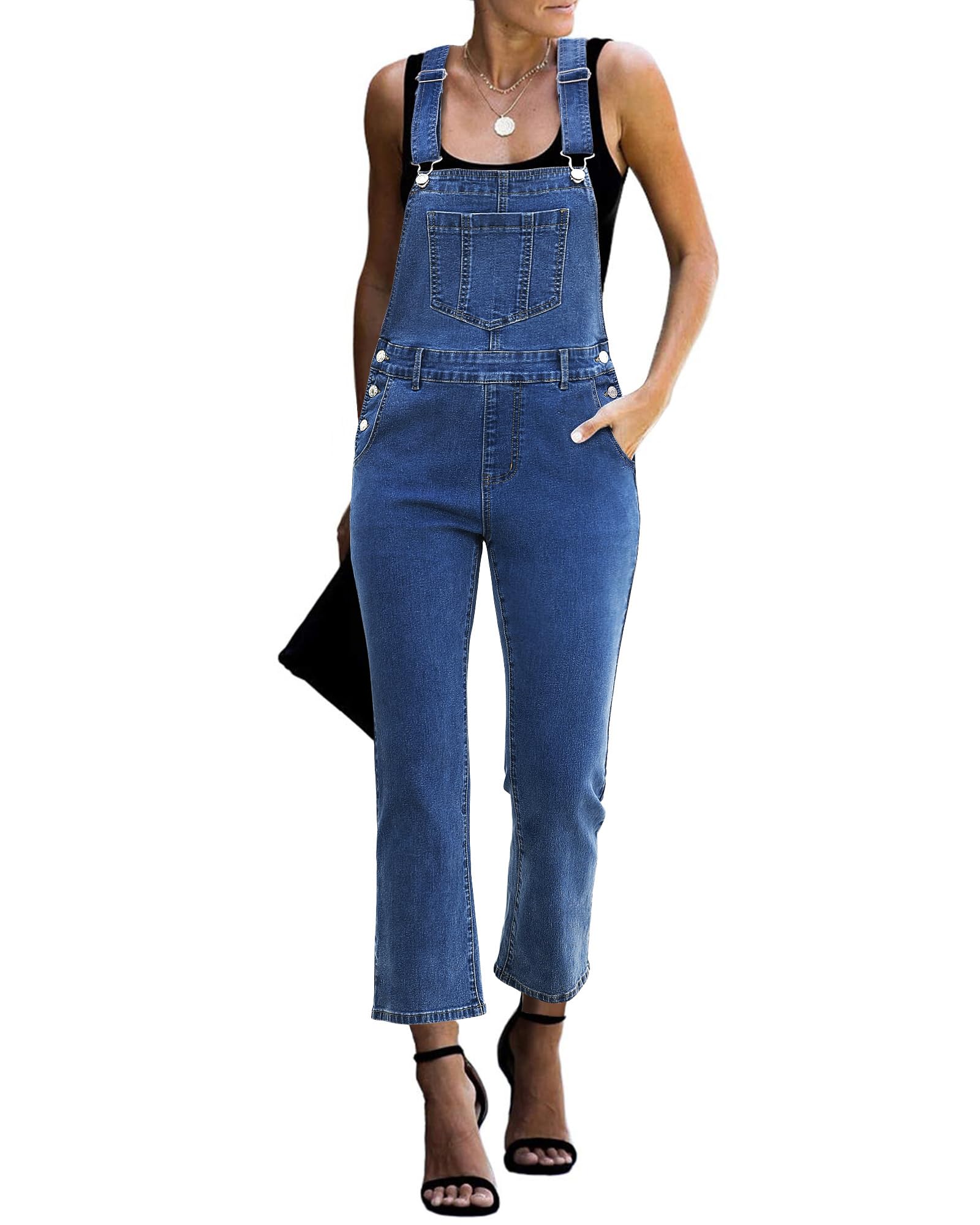 Amazon.com: luvamia Jean Overalls for Women Fashion Bootcut Stretchy ...