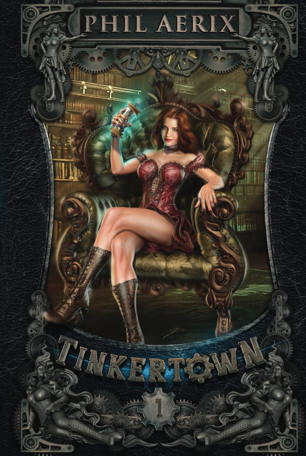 Amazon.com: Tinkertown: A Steampunk Harem Fantasy Adventure: 9781943531417: Aerix, Phil: Books