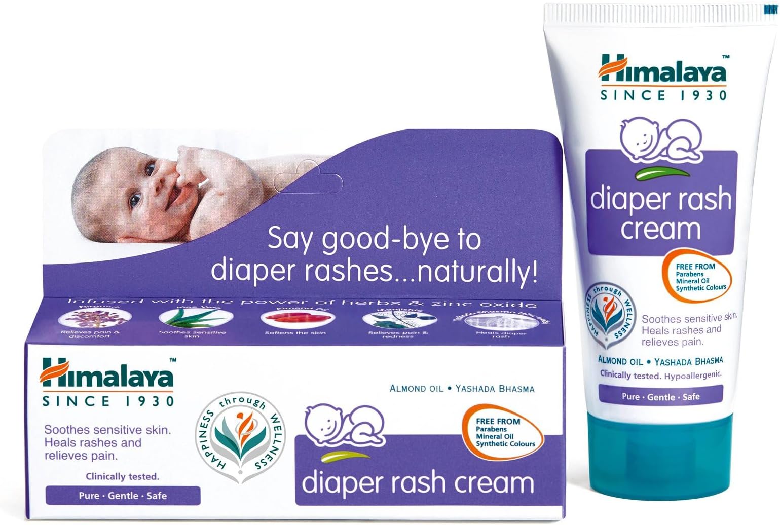 Buy Himalaya Baby Diaper Rash Cream (100g) | Relieves Rashes, reduces ...