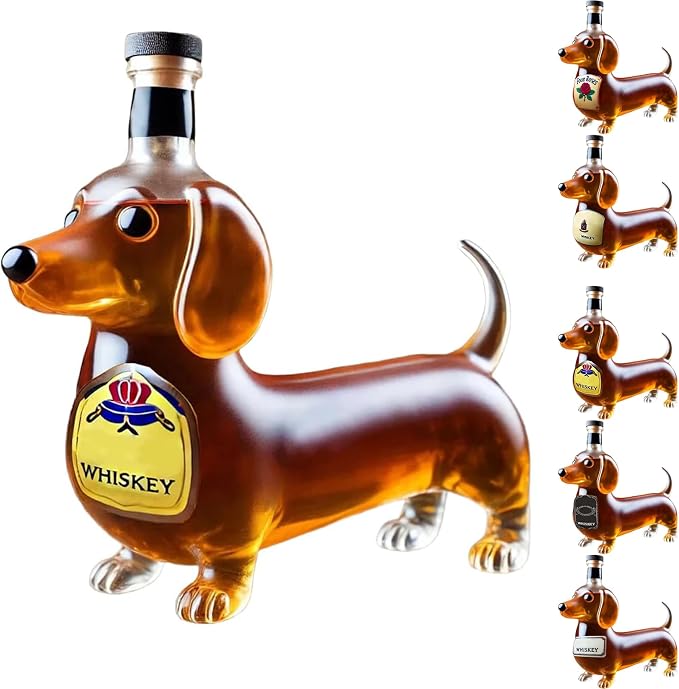 Dachshund Dog Whiskey Bottle, Funny Dachshund-Dog Whiskey Bottle, 3D ...