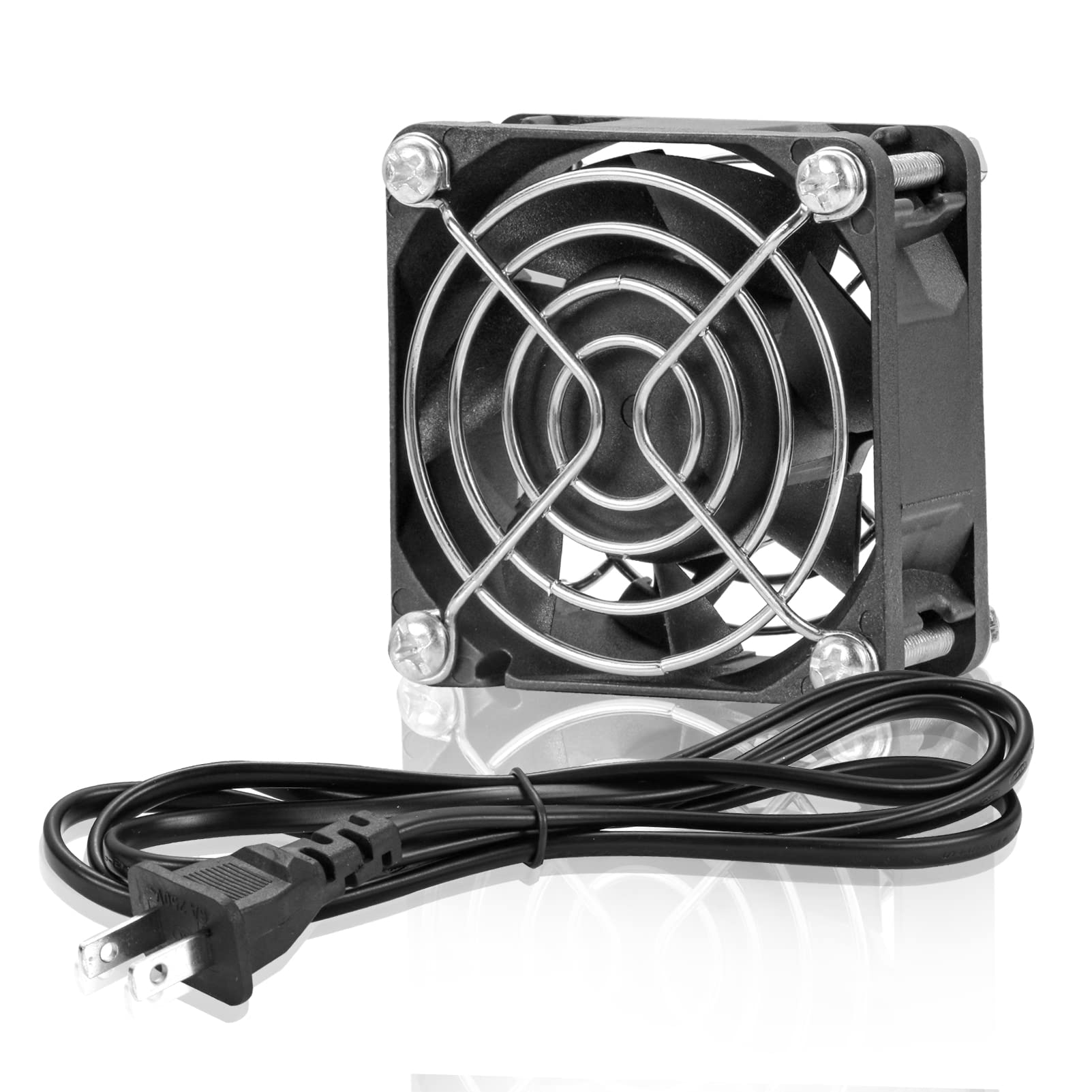 Amazon.com: SXDOOL 60mm EC Cooling Fan AC 110V 115V 120V 220V 240V High Air Flow Dual Ball ...