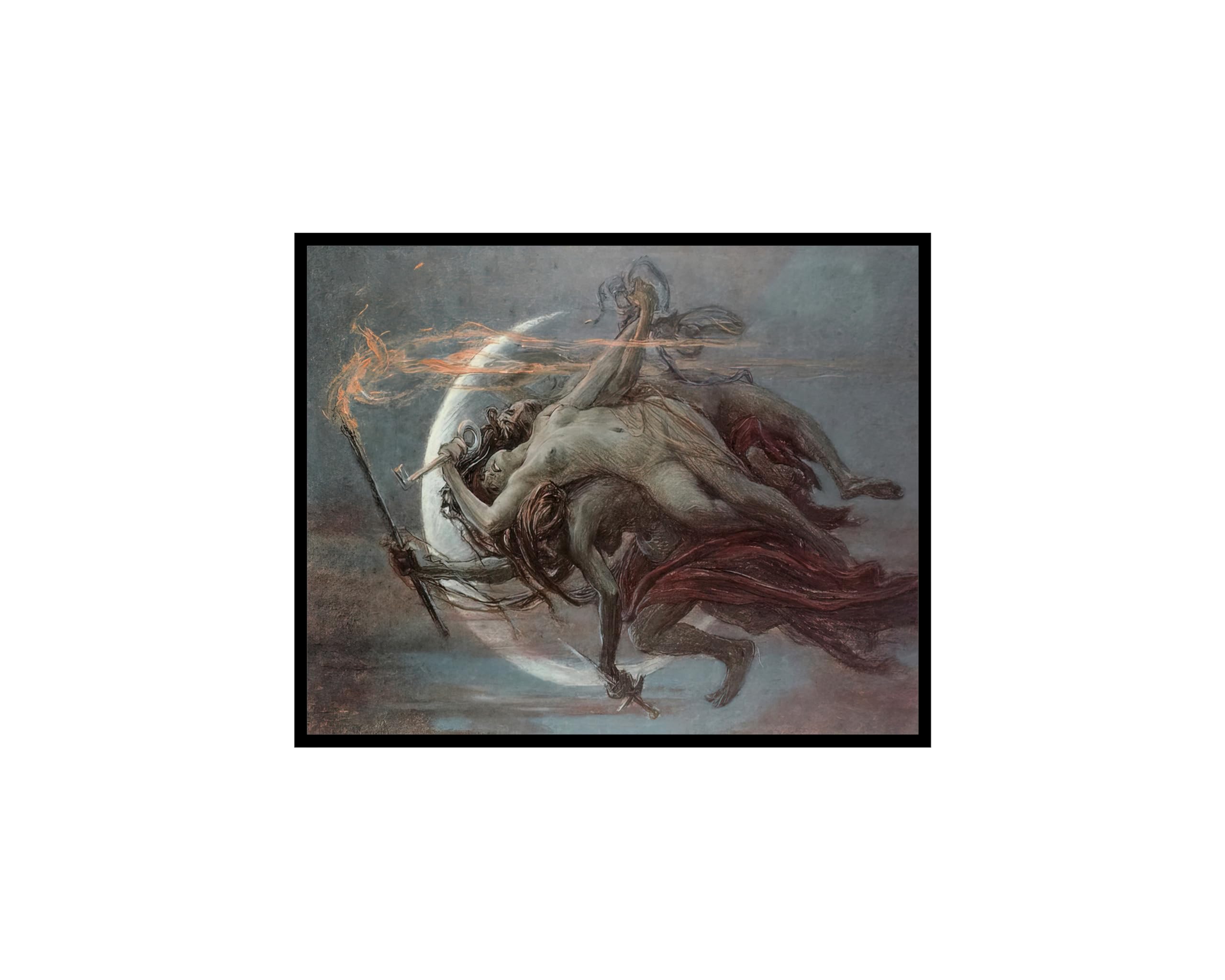 Buy Master Vintage Hecate - Retro Hekate Painting Print - Greek ...