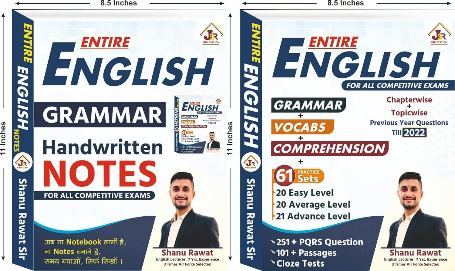 Handwritten Notes of English + All in one pack Grammar + Vocabs ...
