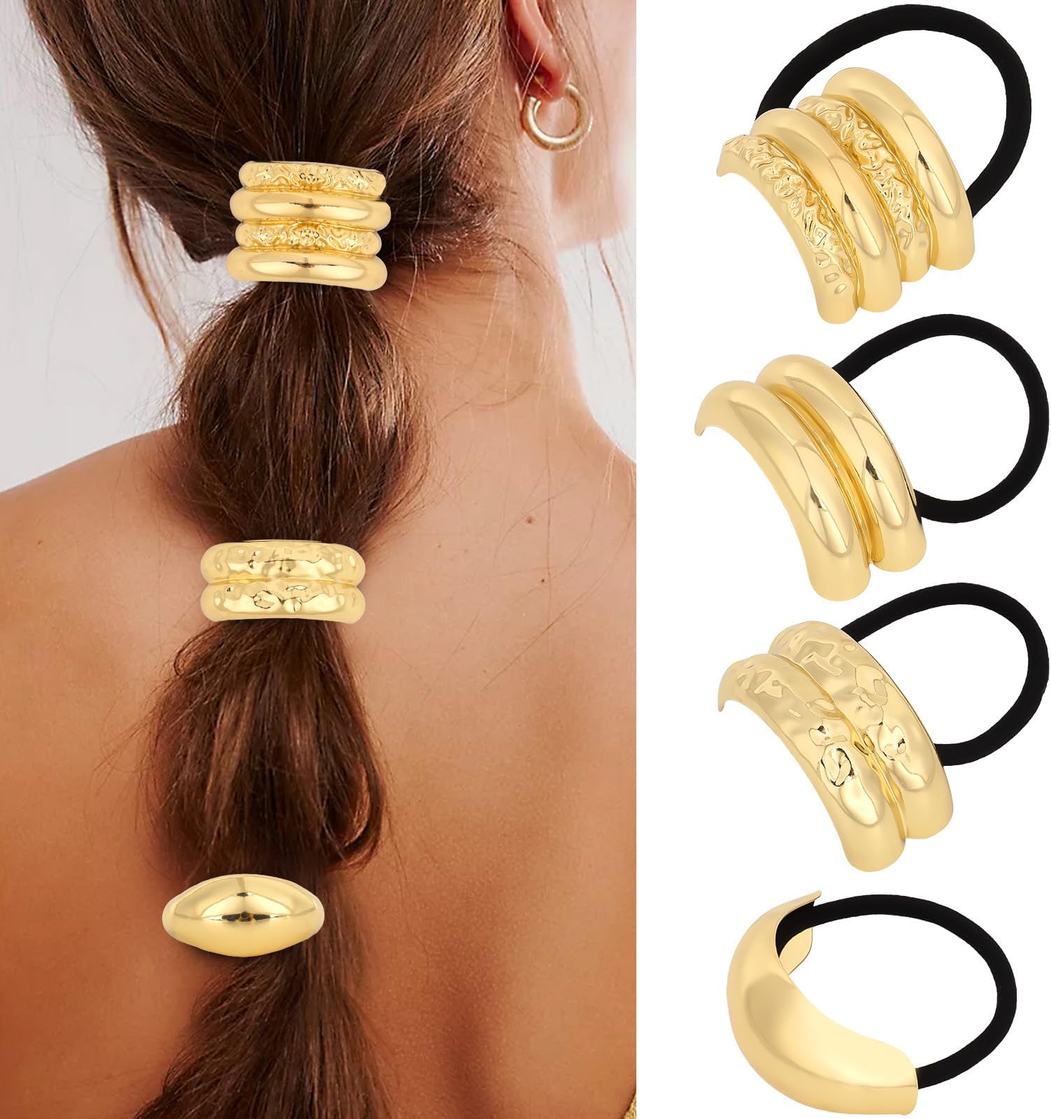 Amazon.com : FRDTLUTHW Hair Accessories Ponytail Decoration, 1.6 Inches ...