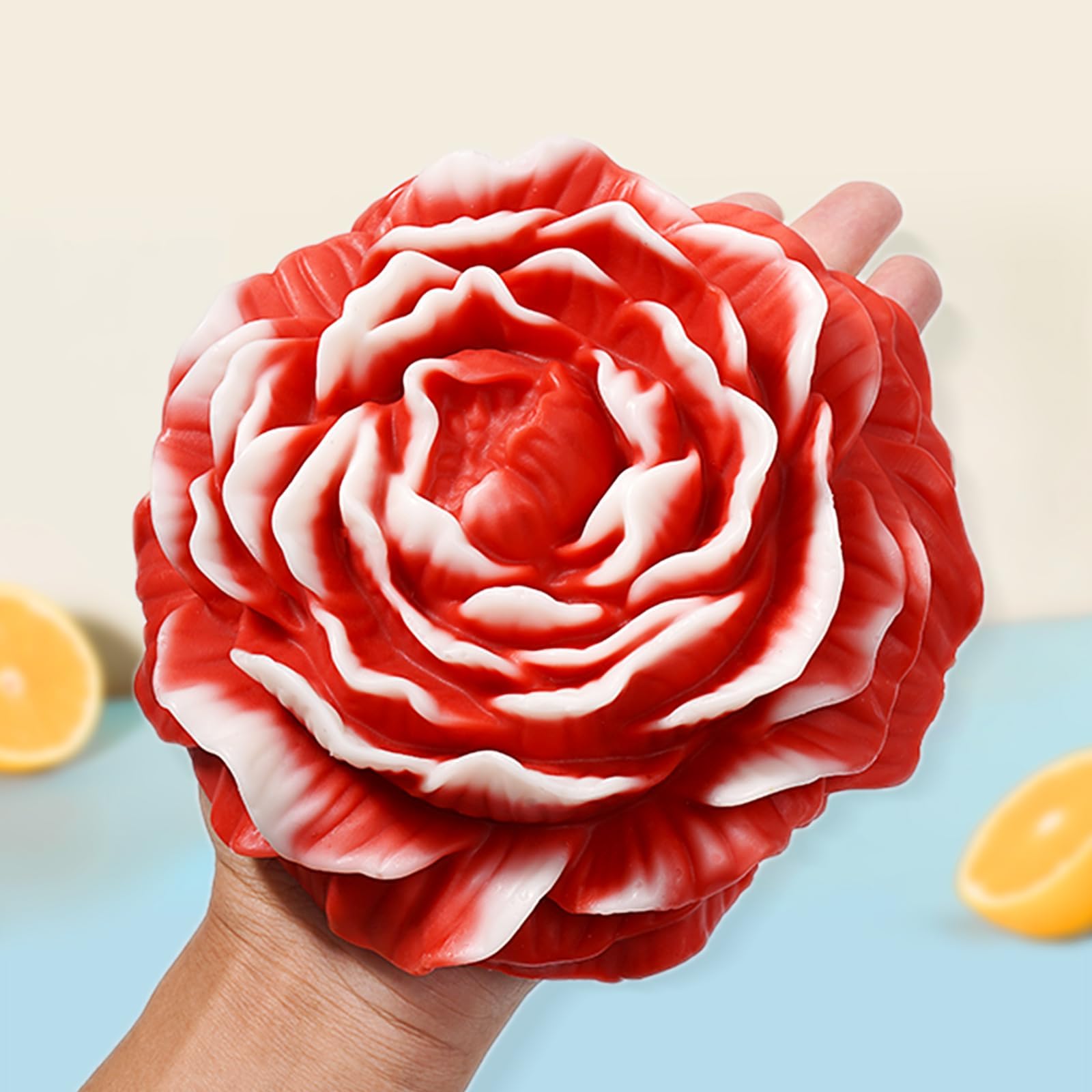 Amazon.com: Flower Silicone Mold, 2PCS 3D Peony Flower Silicone Molds ...