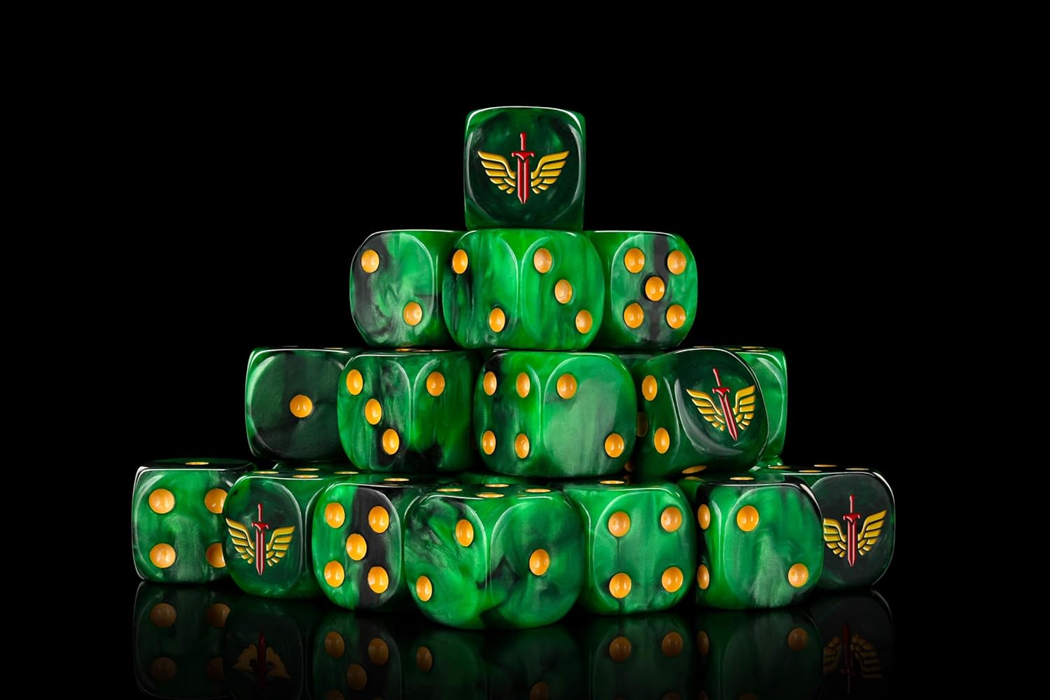 Amazon.com: BARON OF DICE Angels of Death Resin Dice (25-Pack ...