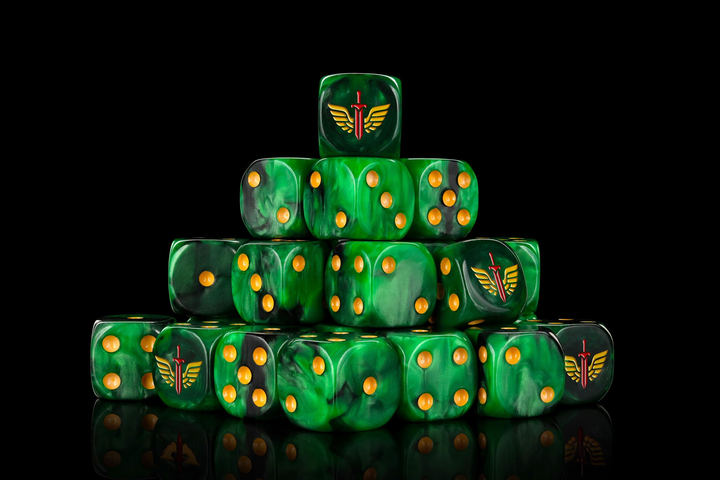 Amazon.com: BARON OF DICE Angels of Death Resin Dice (25-Pack ...