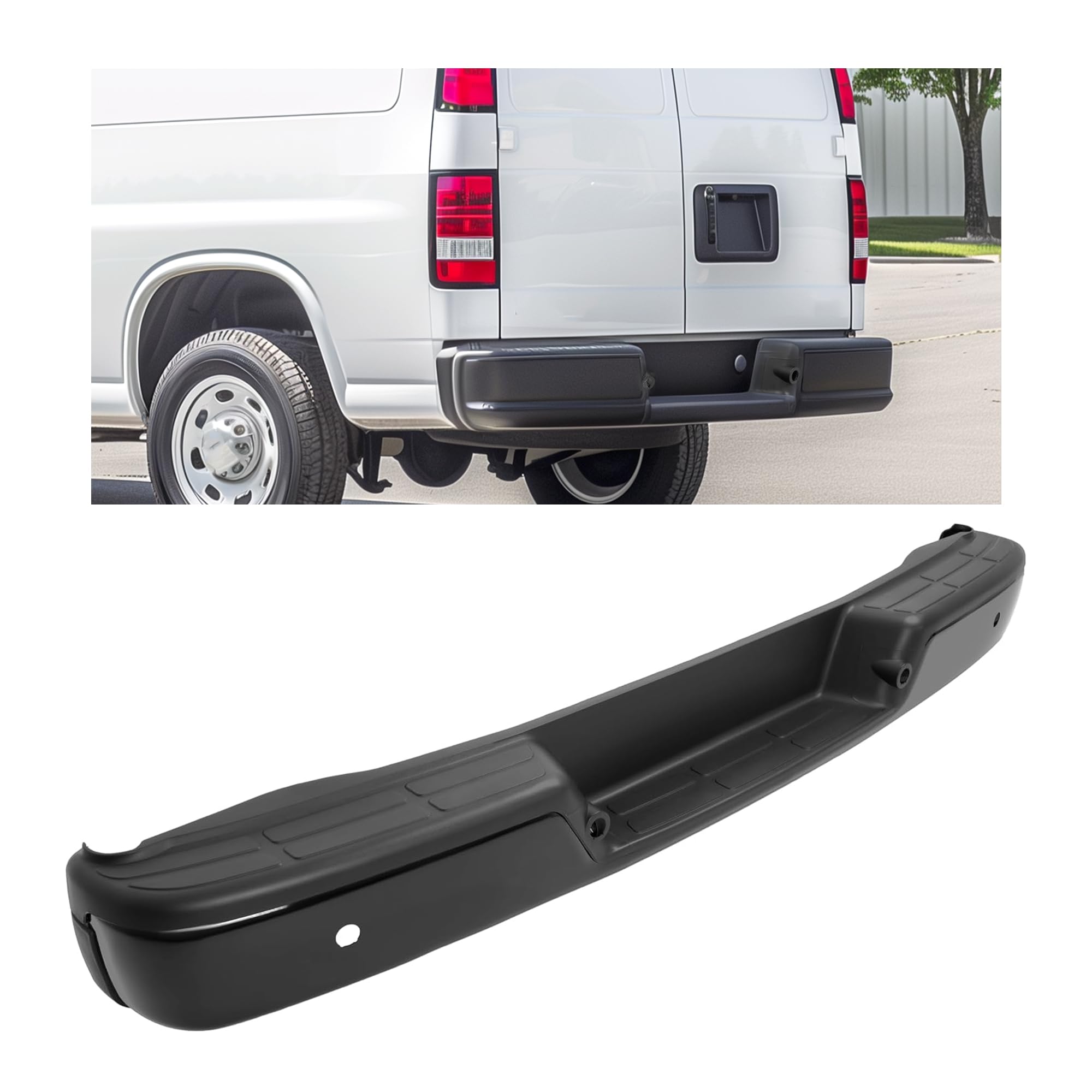 Amazon.com: KUAFU Rear Step Bumper Assembly Compatible with 1996-2024 ...