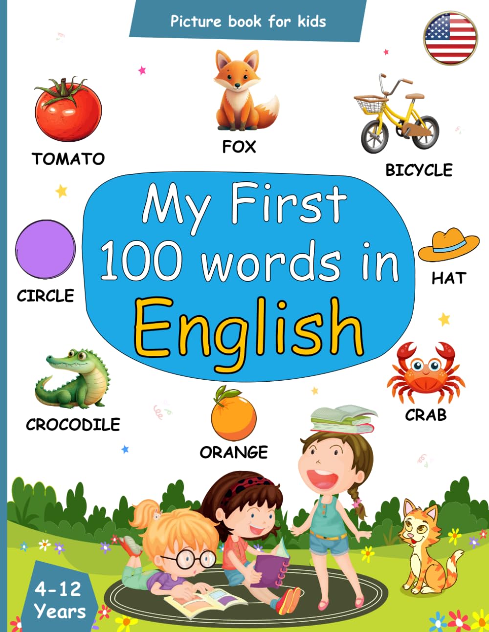 Amazon | My first 100 words in English, Picture book for kids: Learn ...