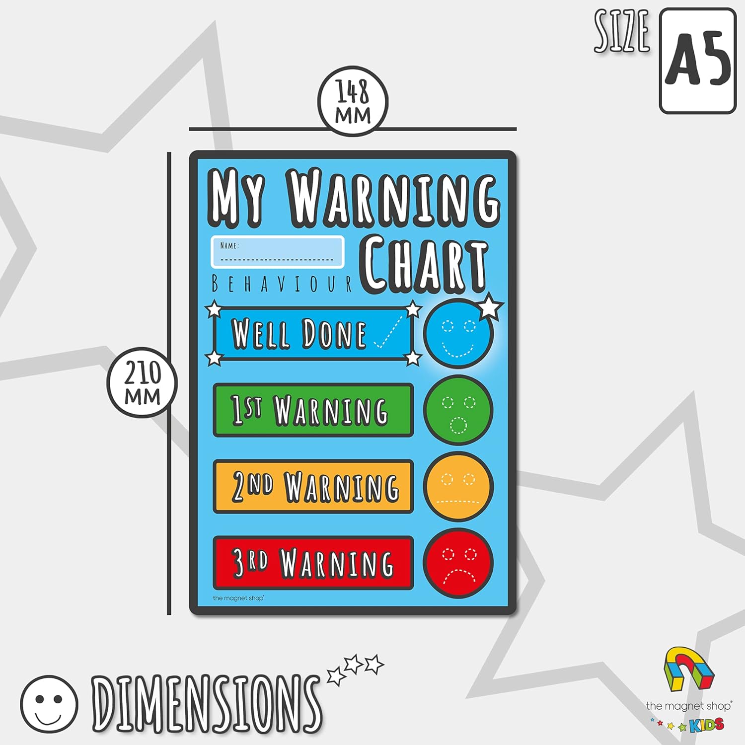 TMS Behaviour Warning Chart and Reward Chart for Children – Dry Wipe ...