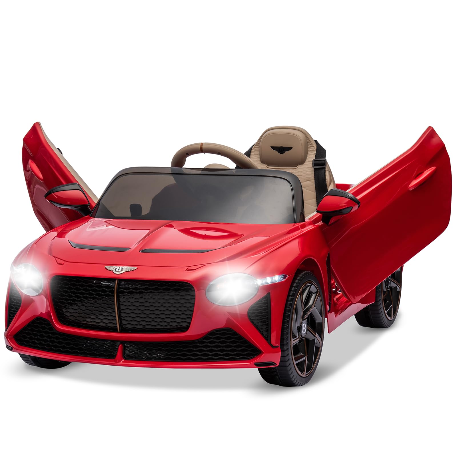 Amazon.com: 12V Kids Ride On Car, Battery Powered Electric Vehicles ...