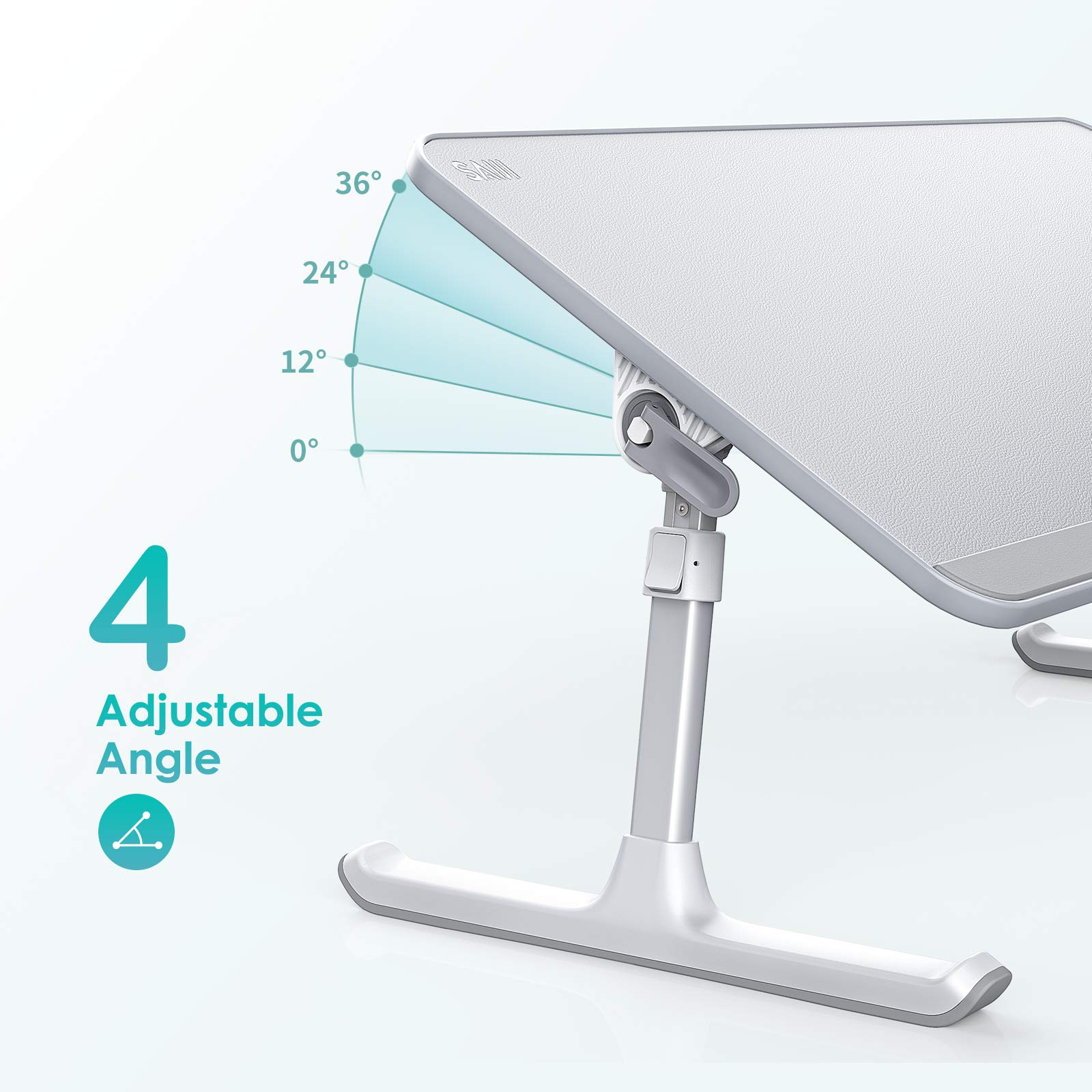 Snapklik.com : SAIJI Laptop Bed Tray Table(Large Size), Adjustable ...