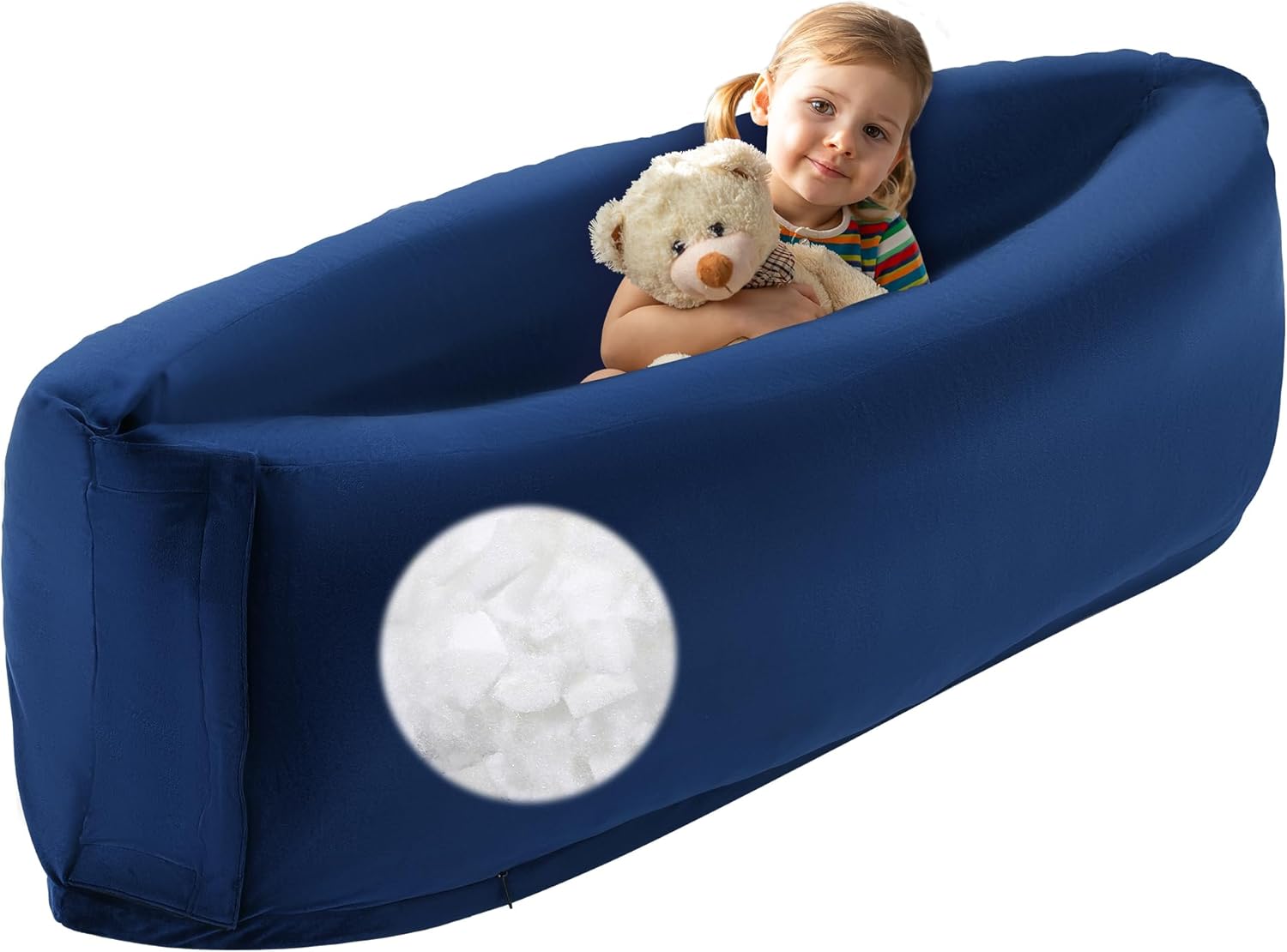 Amazon.com: ROYALAY Foam Sensory Chairs for Kids, 58" Peapod Sensory ...