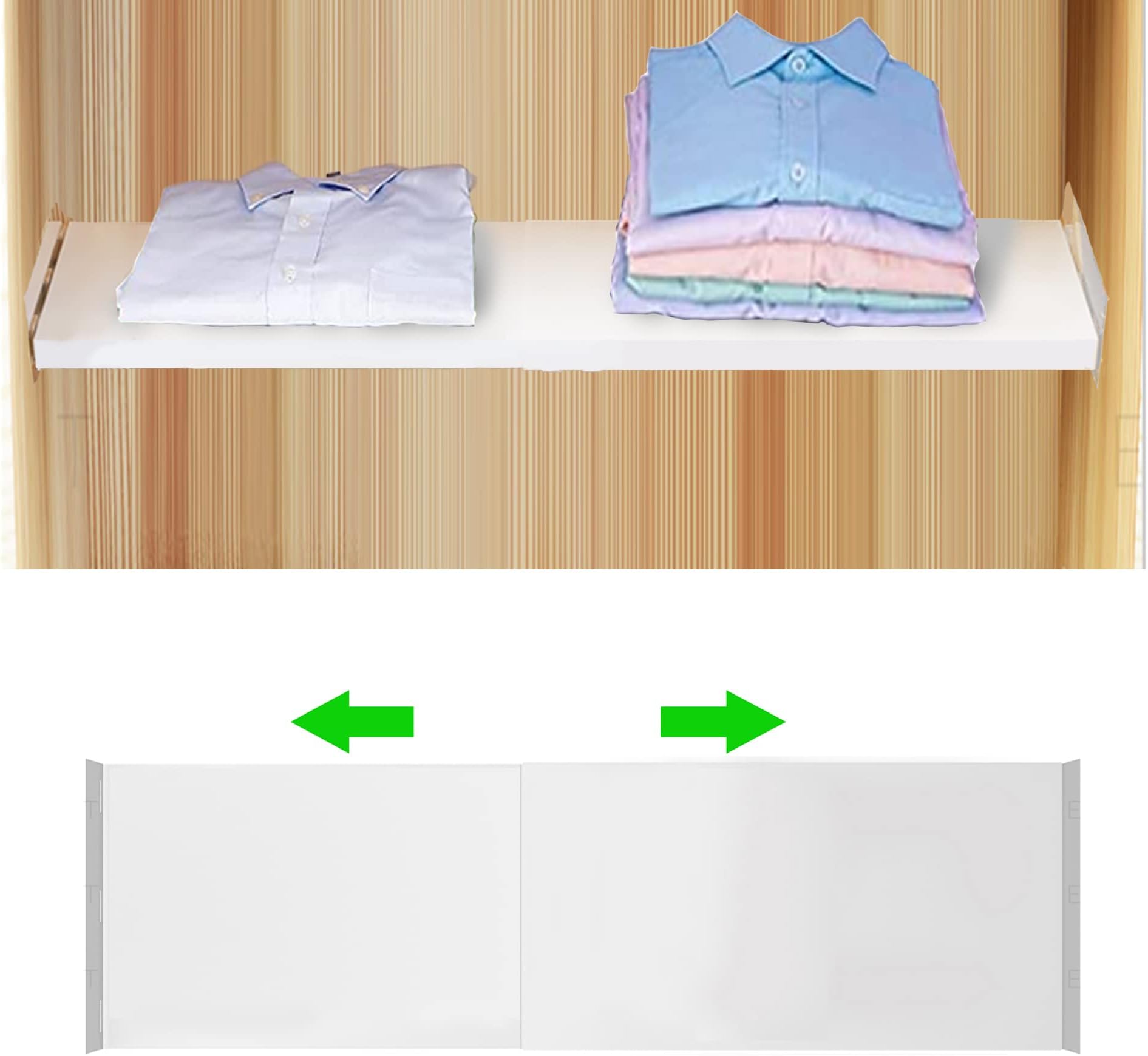 Amazon.com: Booche Adjust-A-Shelf Locker Shelf, Extends to Fit Your ...