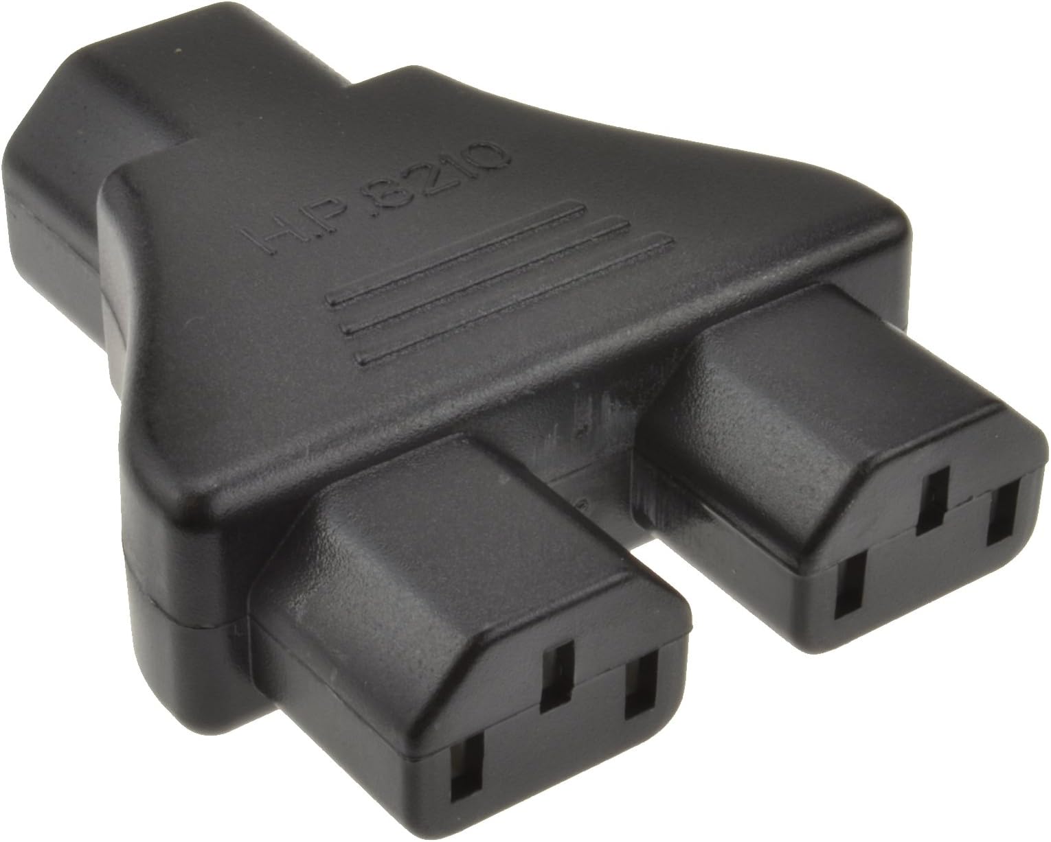 kenable IEC Mains Splitter Plug Y Adapter Block - Socket to 2 x Plugs ...