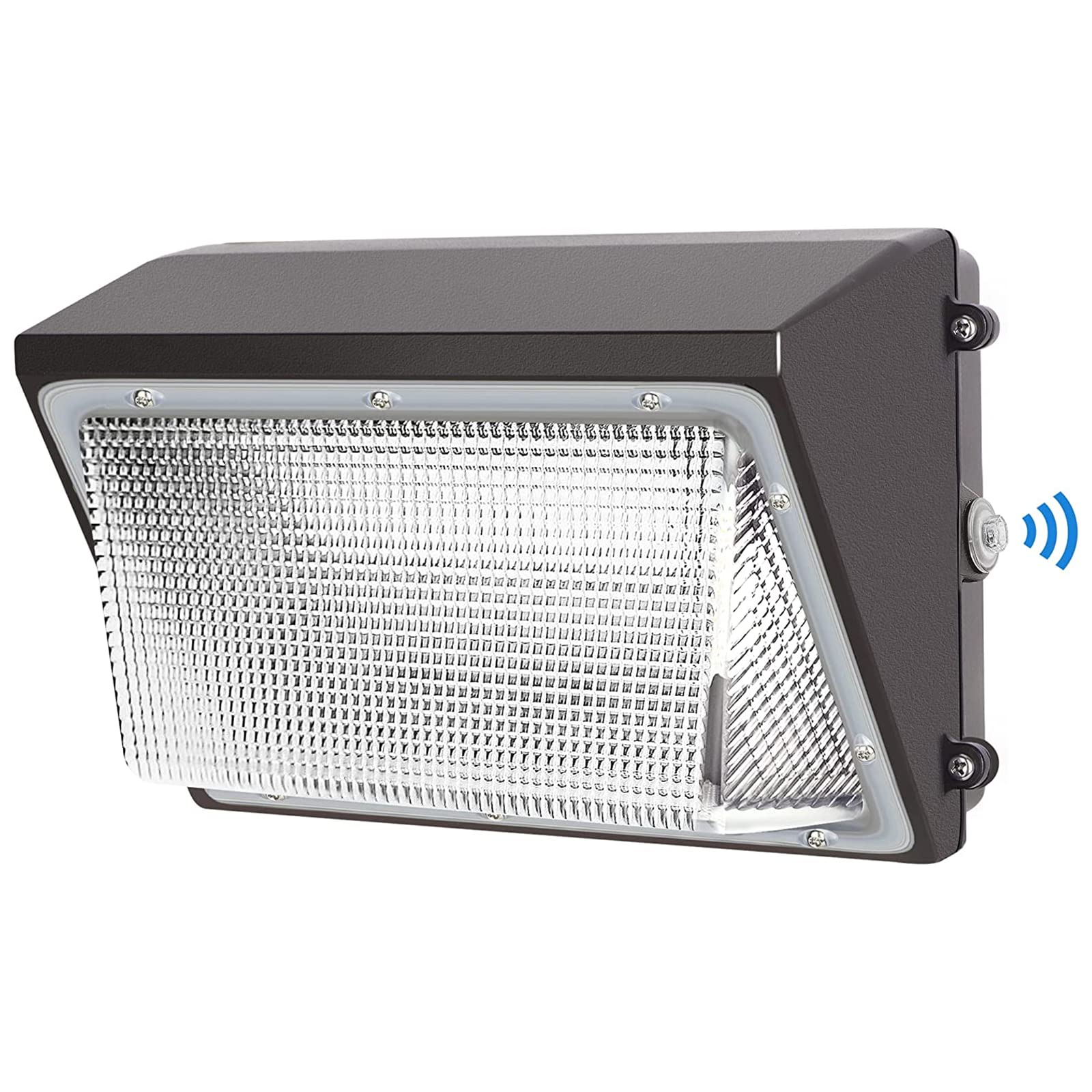 CINOTON 120W Outdoor LED Wall Pack Light with Dusk to Dawn Sensor ...
