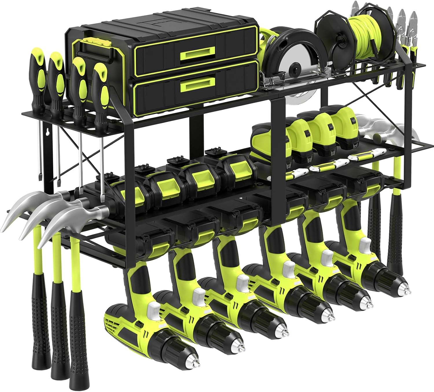Amazon.com: Easterville Power Tool Organizer, Storage Rack for Garage ...