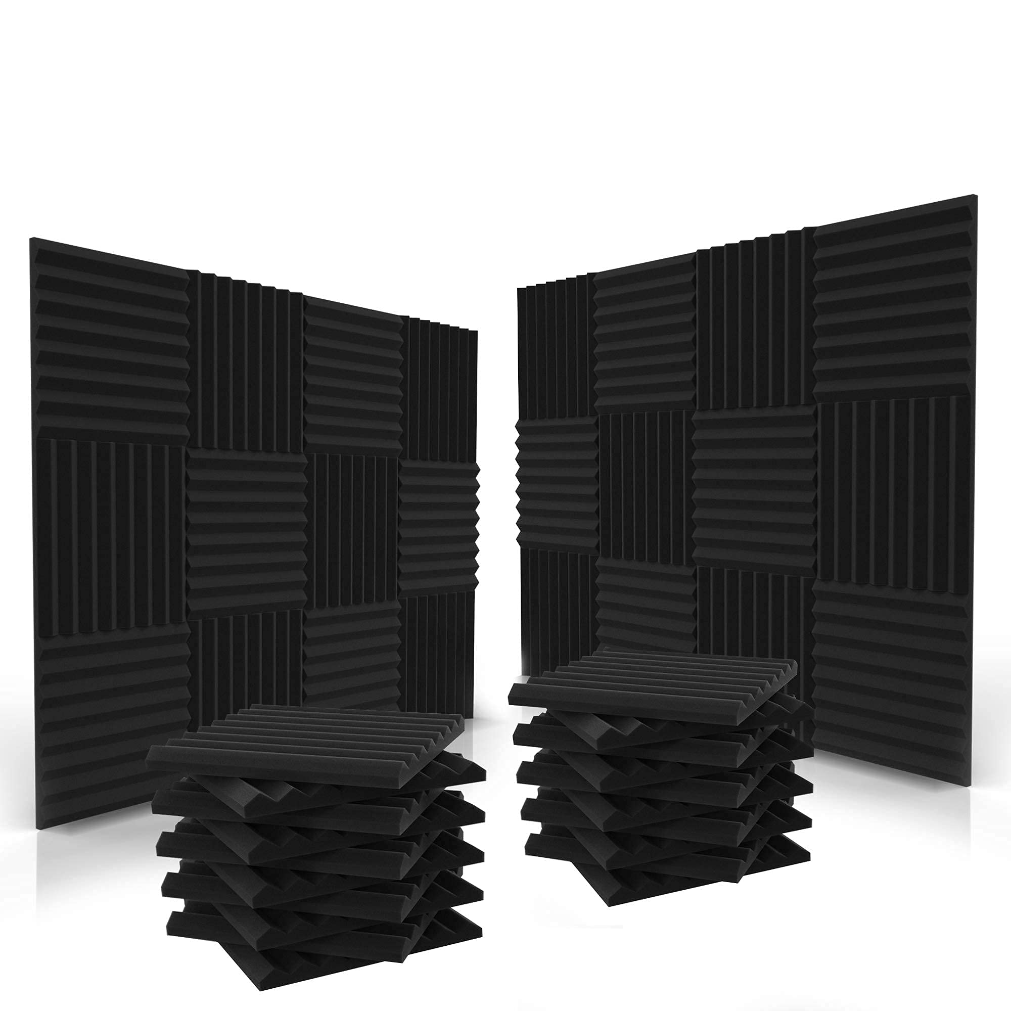 Buy Siless 104 Pack Acoustic Panels 1 X 12 X 12 Inches Acoustic Foam Buy Siless 104 Pack Acoustic Panels 1 X 12 X 12 Inches Acoustic Foam