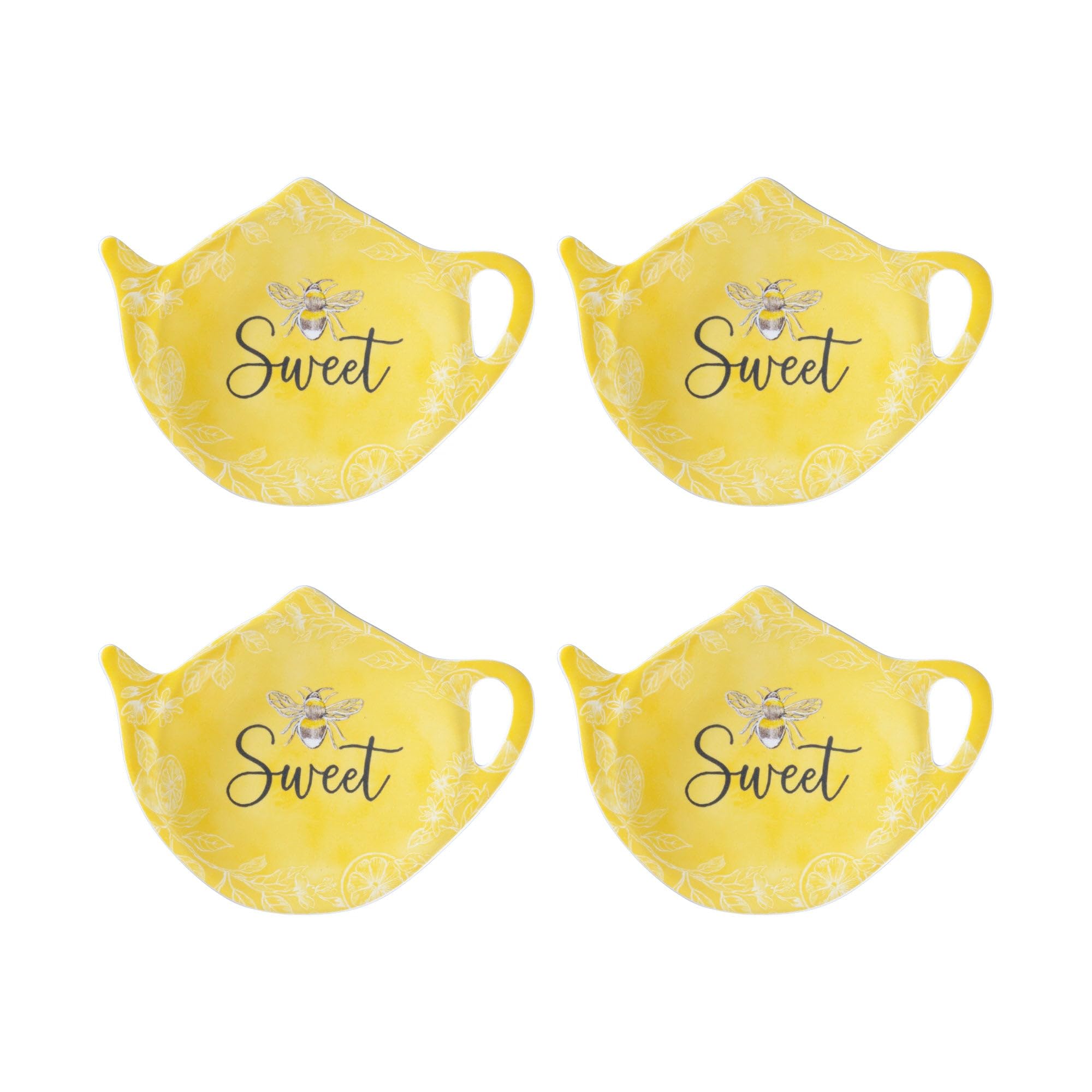 Amazon.com: Supreme Housewares Tea Bag Holder Set of 4, Teapot Shaped ...